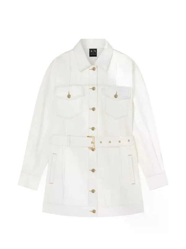 Emporio Armani Belted Denim Jacket