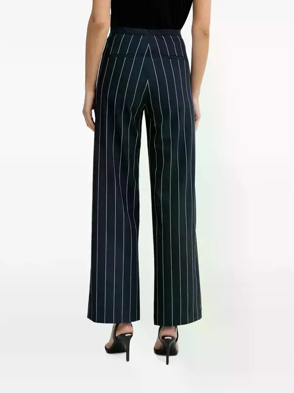 BENETTON Pinstripe Wide-leg Trousers