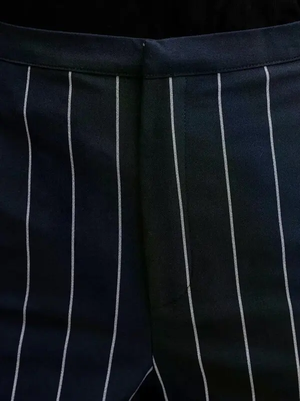BENETTON Pinstripe Wide-leg Trousers