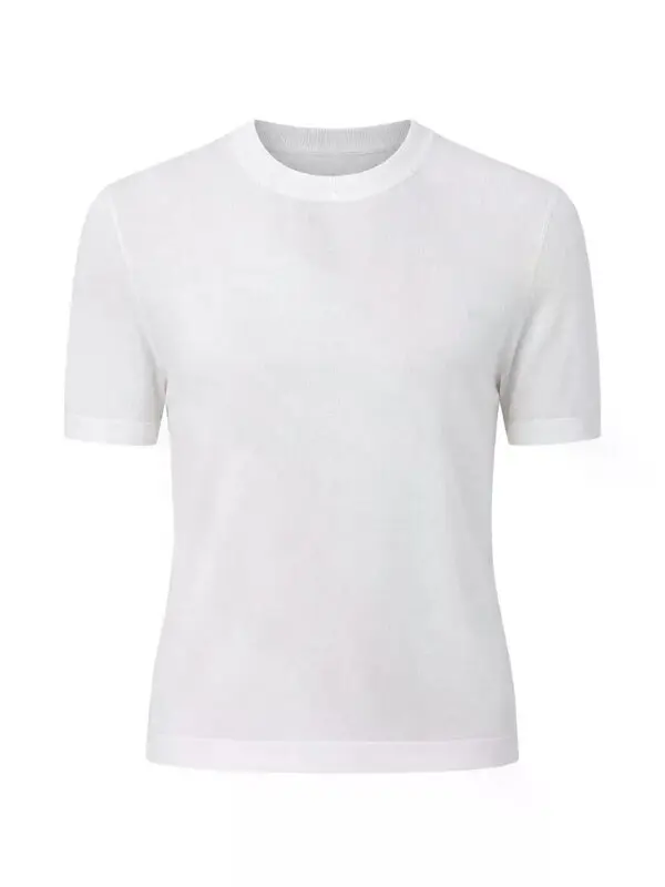 BROOKSFIELD Short Sleeve Crew Neck Sweater
