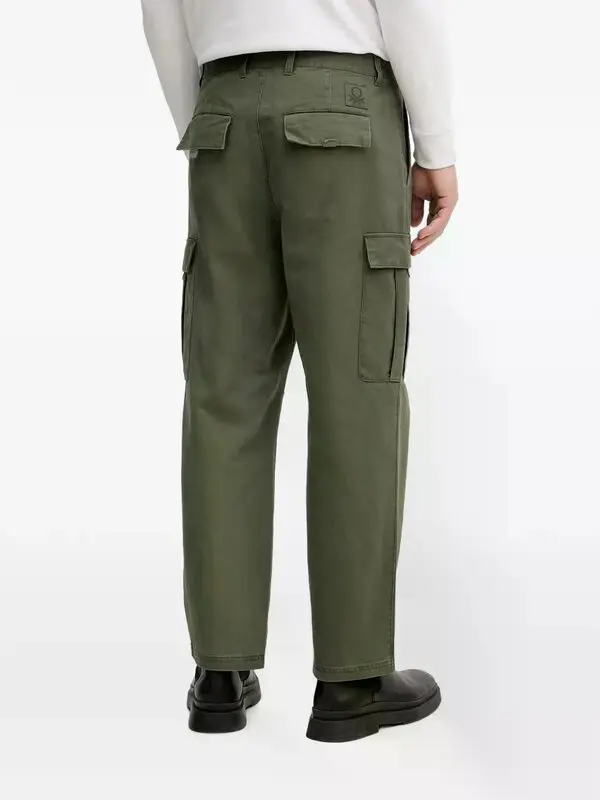 BENETTON Cargo Pants With Logo Patch