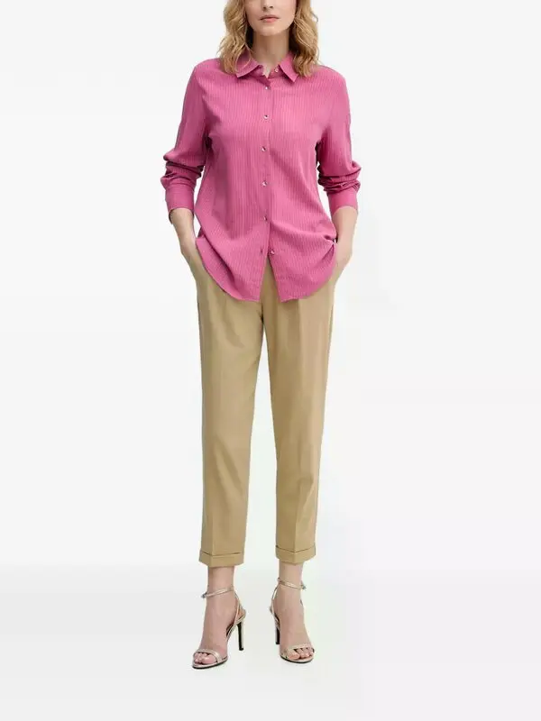 BENETTON Vertical Stripe Long-sleeve Shirt