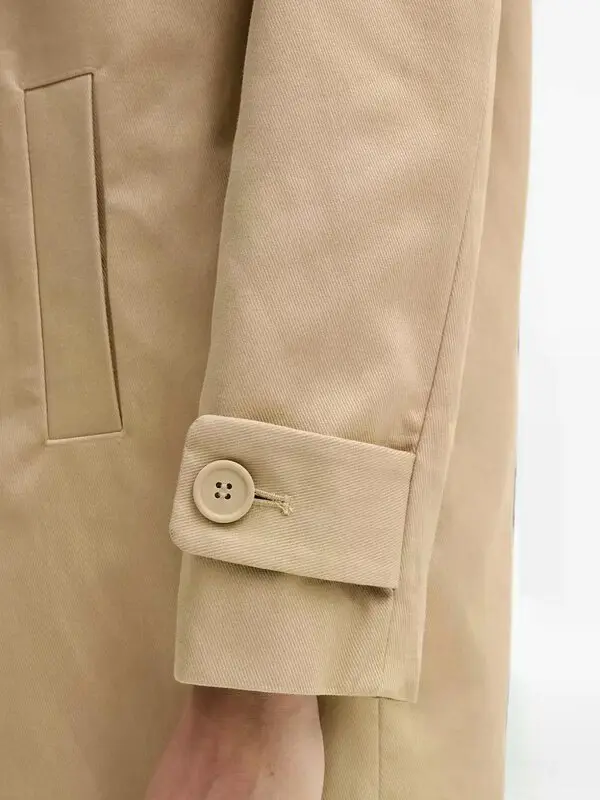 BENETTON Button-fastening Straight Coat