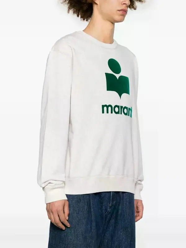 Isabel Marant Étoile Mikoy Flocked Logo Sweatshirt