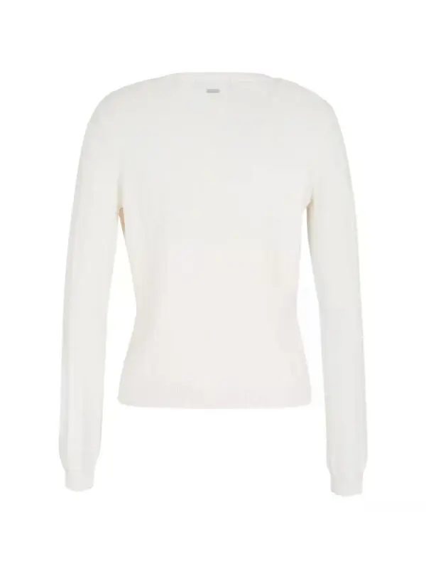 Emporio Armani Jacquard Knit Crew Neck Sweater