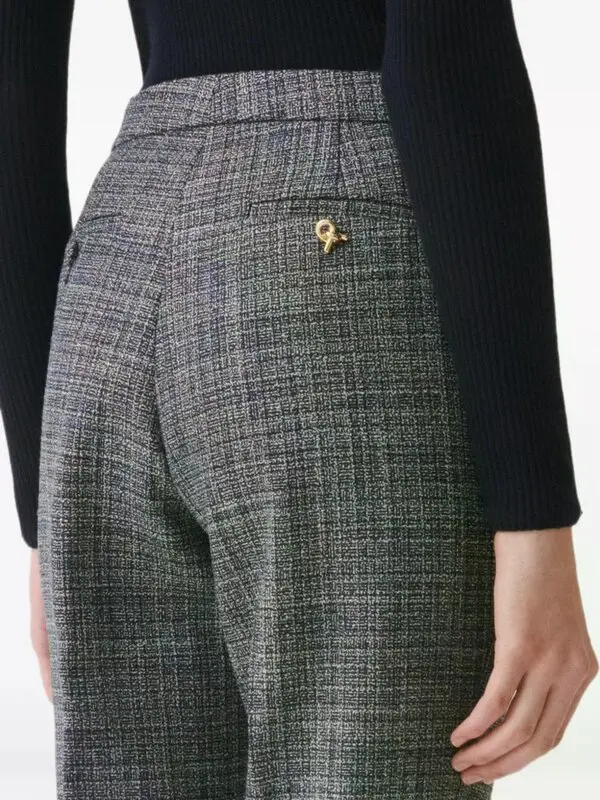Fabiana Filippi Charcoal Tweed Tailored Trousers