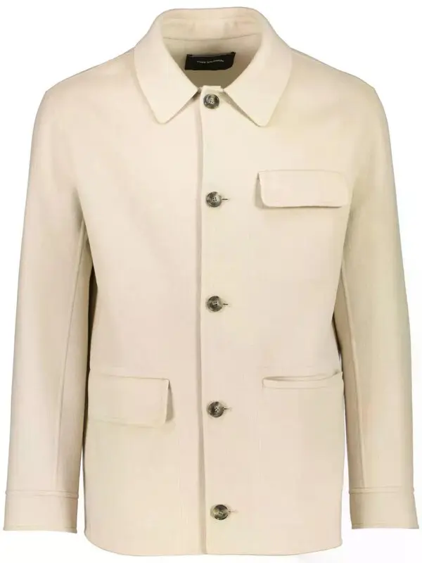YVES SALOMON Wool-cashmere Shirt Jacket