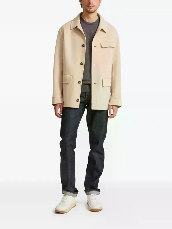 YVES SALOMON Wool-cashmere Shirt Jacket