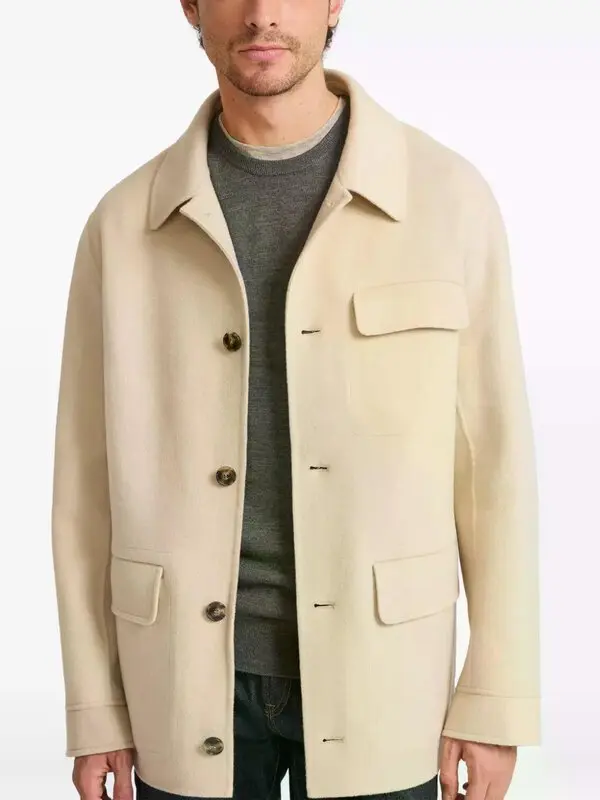 YVES SALOMON Wool-cashmere Shirt Jacket
