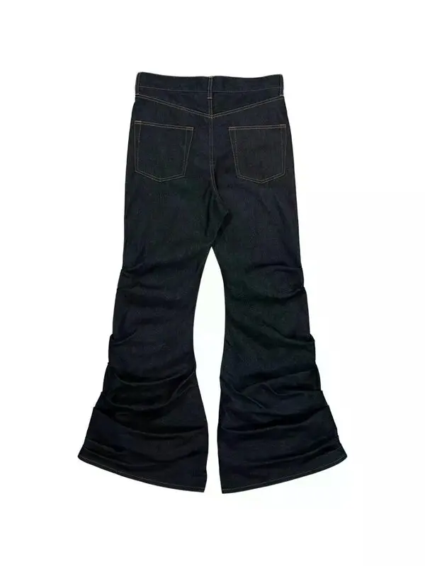 Junya Watanabe Bunched-hem Flared Jeans