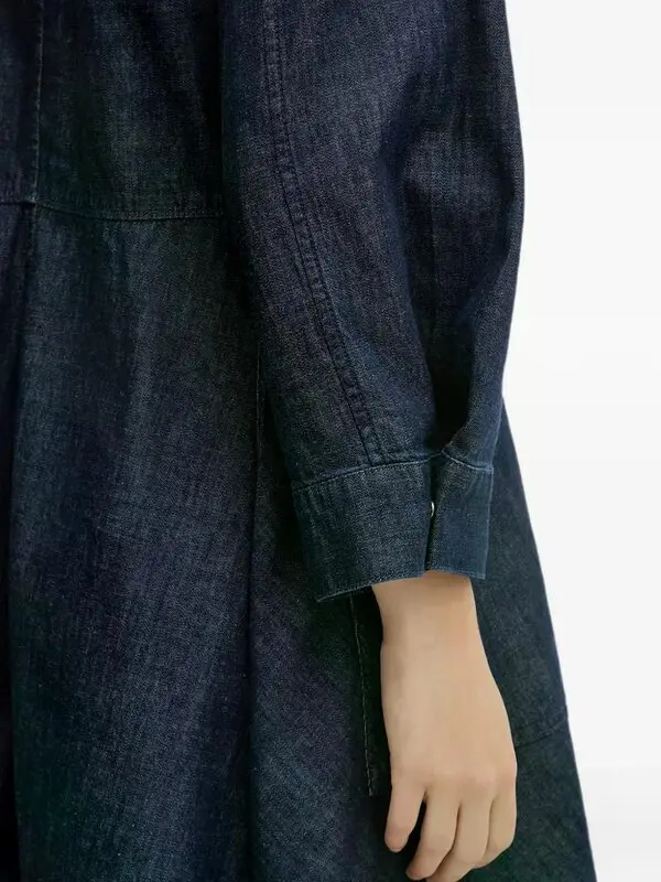 BENETTON Denim Flared Mini Dress