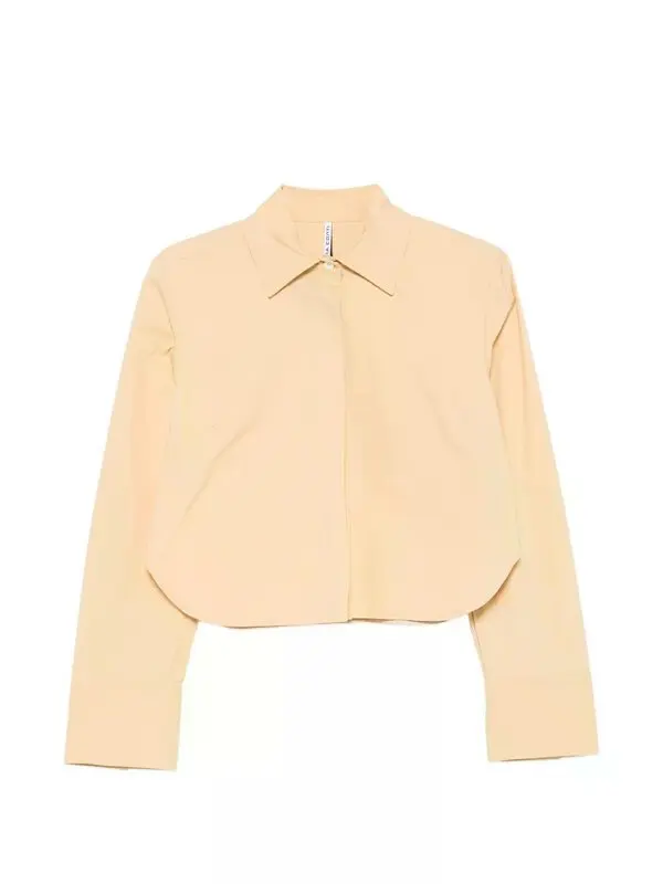 Liviana Conti Cropped Long-sleeve Shirt