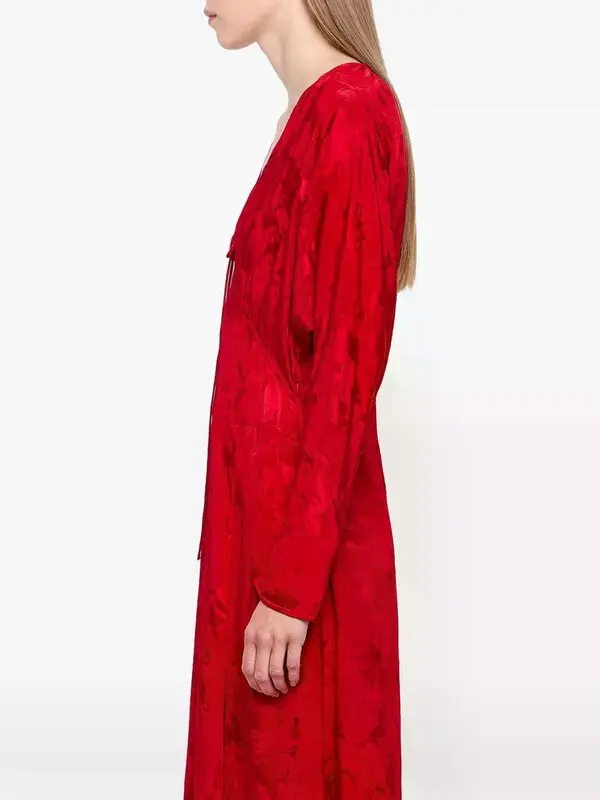 Zadig&Voltaire Rouna Jac Horses Dress - Red