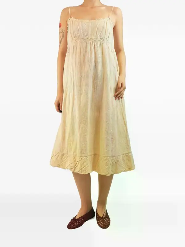 DOSA Sleeveless Spaghetti Strap Square Neck Midi Dress