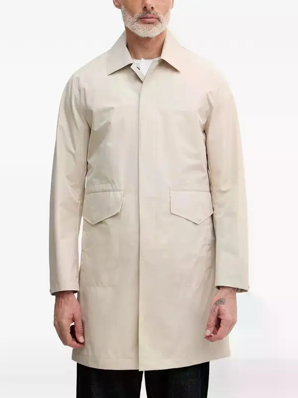 BENETTON Quilted Gilet-layered Coat