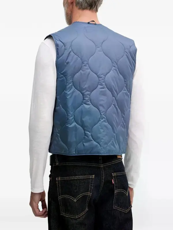 BENETTON Quilted Gilet-layered Coat