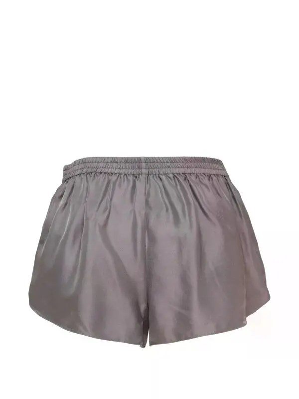 Alexander Wang Silk Track Mini Shorts