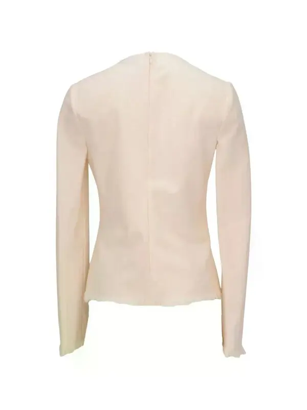 TOM FORD Frayed-edge Long-sleeve Top
