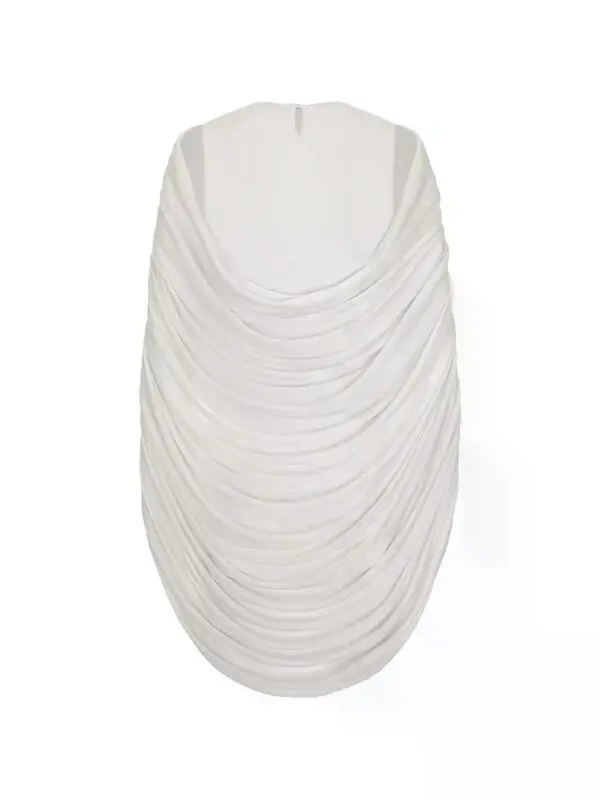 SEEN USERS Angel Draped Blouse - White