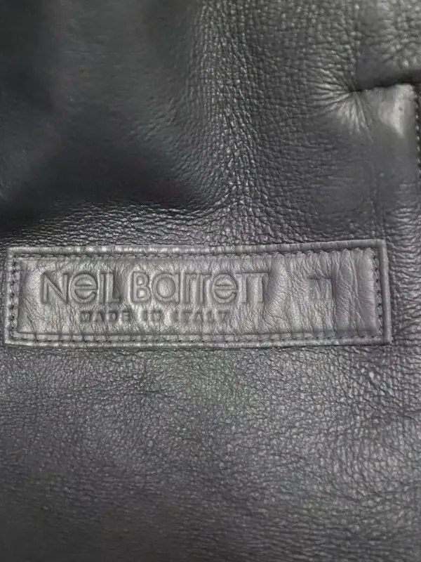 Neil Barrett Leather Zip-up Bomber Jacket