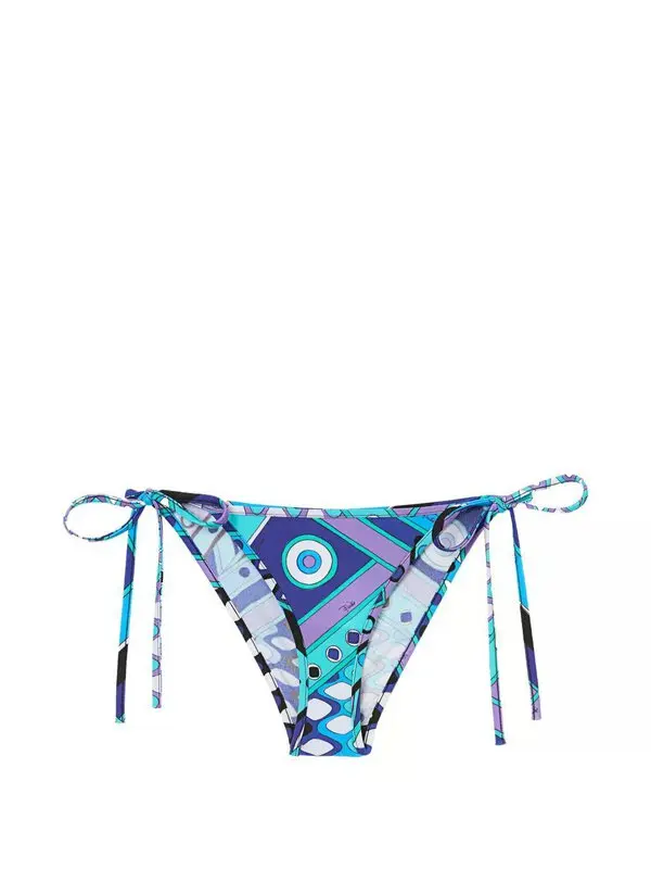 Emilio Pucci Vivara Print Bikini Bottom - Blue