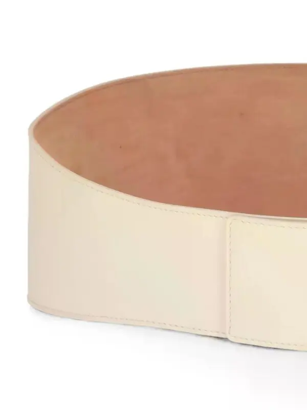 TOM FORD Wide Leather Belt - Neutrals