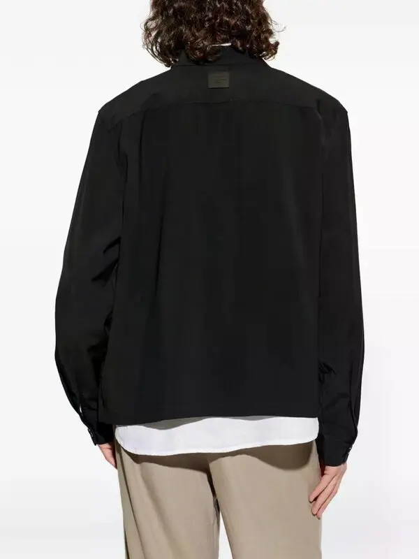 ALLSAINTS Embroidered Logo Shirt Jacket