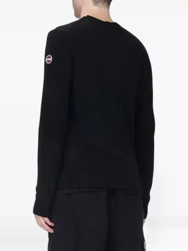 COLMAR Crew Neck Logo Patch Sweater