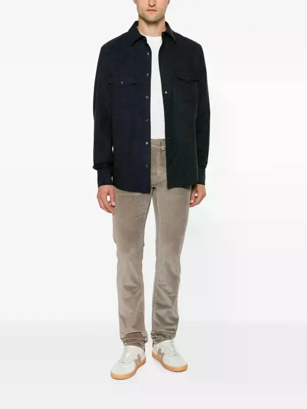 Jacob Cohen Bard Slim-fit Corduroy Trousers - Neutrals