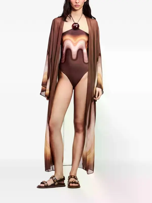 YUKIO Wavy Print One Piece