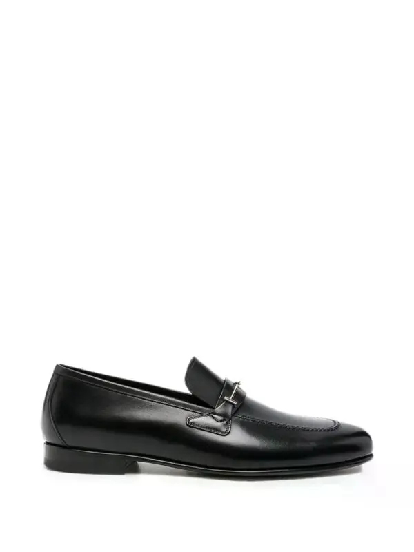 TOM FORD Gigi T-hardware Leather Loafers