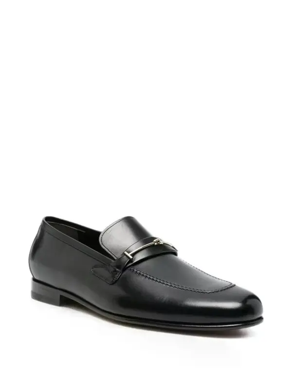 TOM FORD Gigi T-hardware Leather Loafers