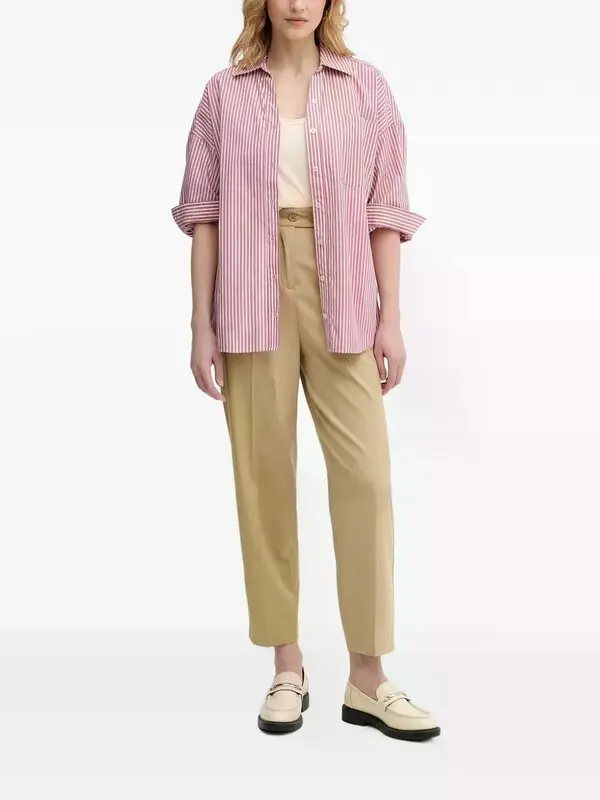 BENETTON Vertical Stripe Button-up Shirt