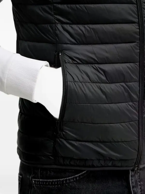 BENETTON Quilted High-neck Gilet