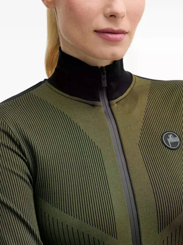 Fusalp Ribbed-knit Logo Patch Jacket