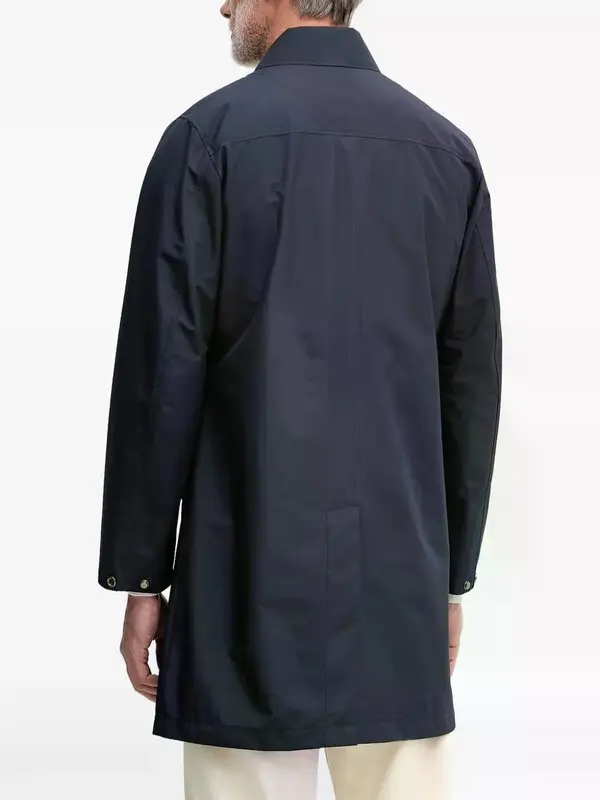 BENETTON Concealed-fastening Flap-pocket Coat