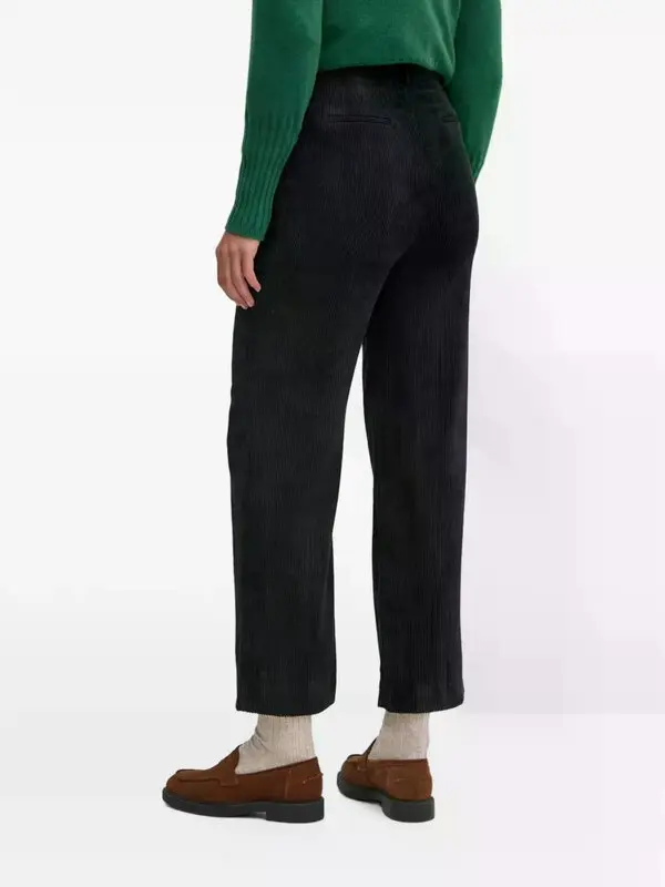 BENETTON Corduroy Textured Straight Leg Trousers