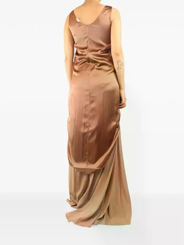 Brunello Cucinelli Long-back Silk Top And Fringed-gilet Set