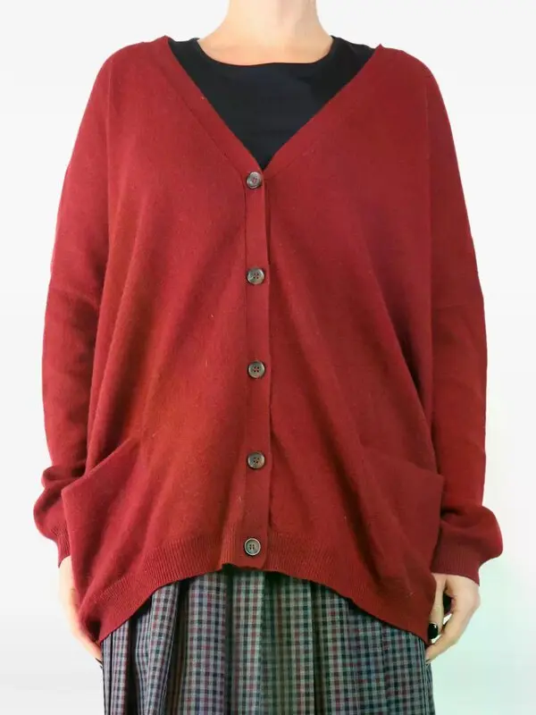 MERCI V-neck Wool Cardigan