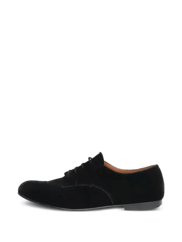 DANIELA GREGIS Lace-up Velvet Loafers