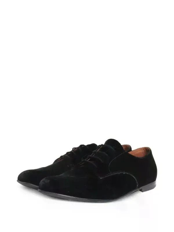 DANIELA GREGIS Lace-up Velvet Loafers