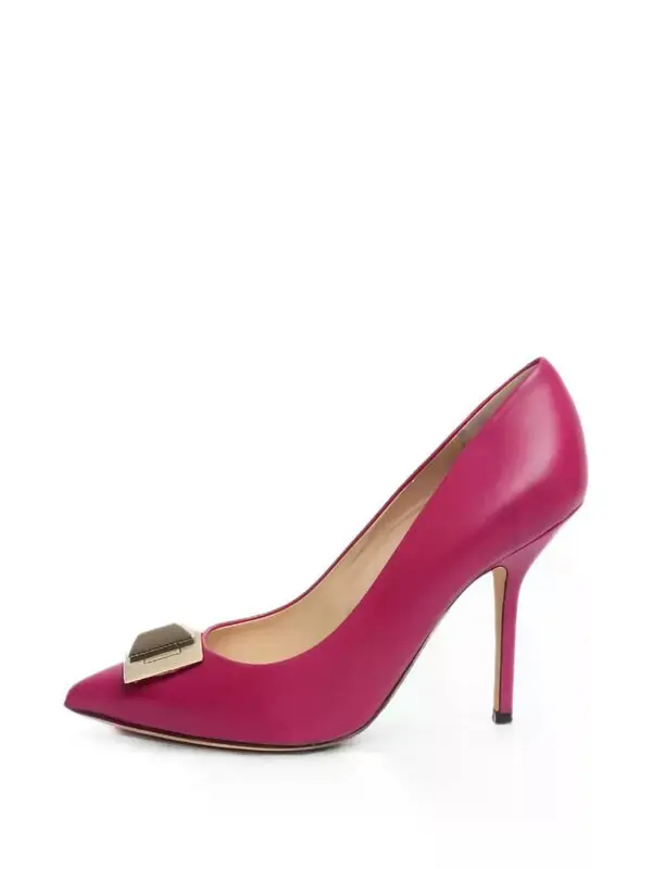 Emilio Pucci Leather Heeled Pumps
