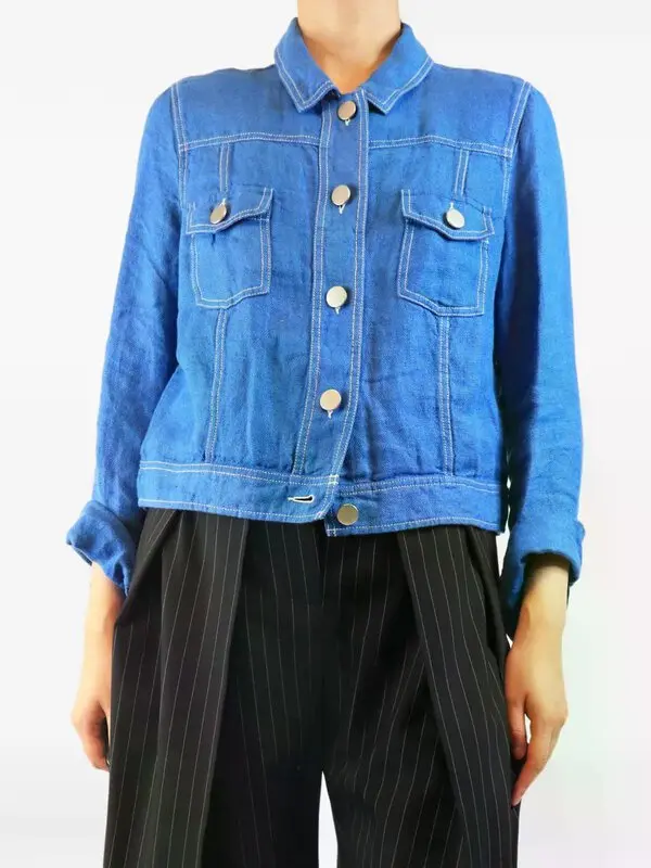 BRORA Cropped Linen Jacket