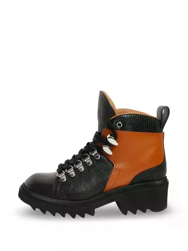 Chloé Leather Combat Boots