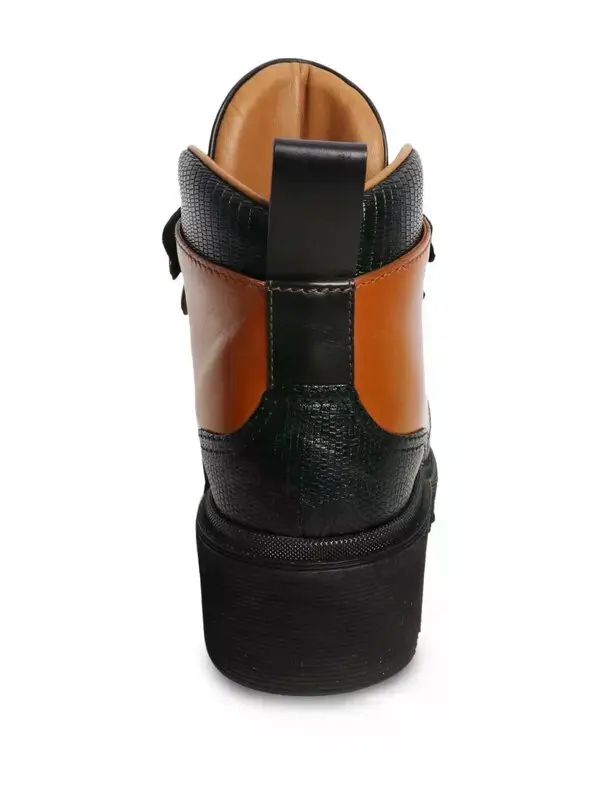 Chloé Leather Combat Boots