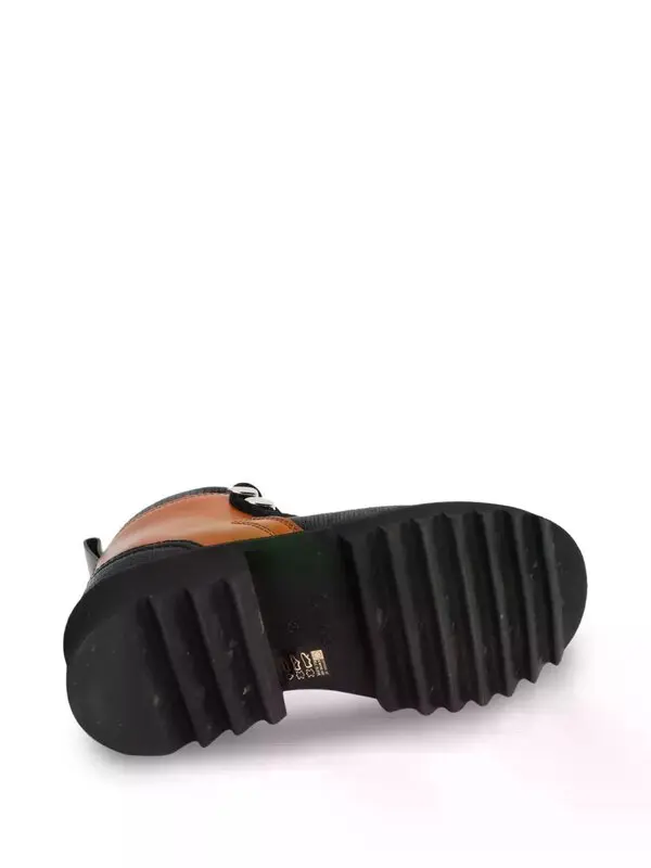 Chloé Leather Combat Boots