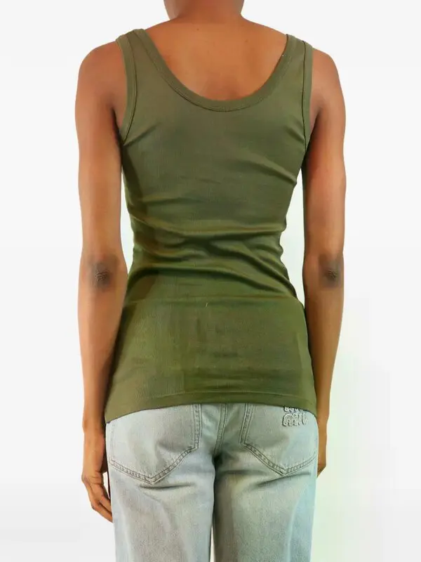 Prada Logo Plaque Tank Top