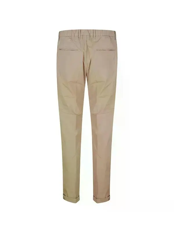 Incotex Pressed Crease Turned-up Hem Trousers