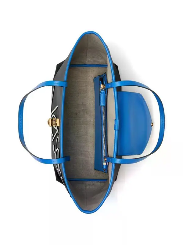 Versace Severine Coated Canvas Tote