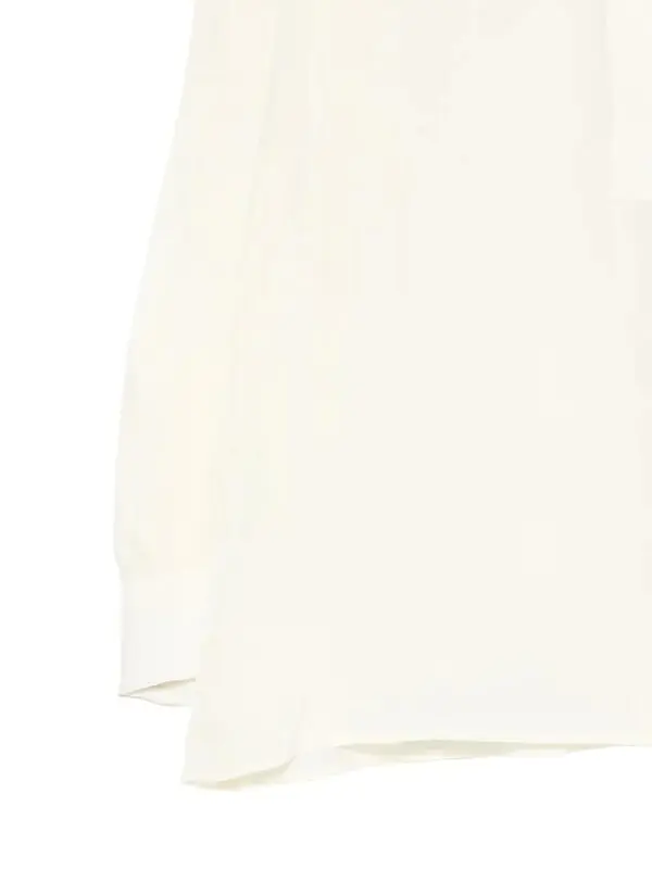 Liviana Conti Mock Neck Long Sleeve Blouse